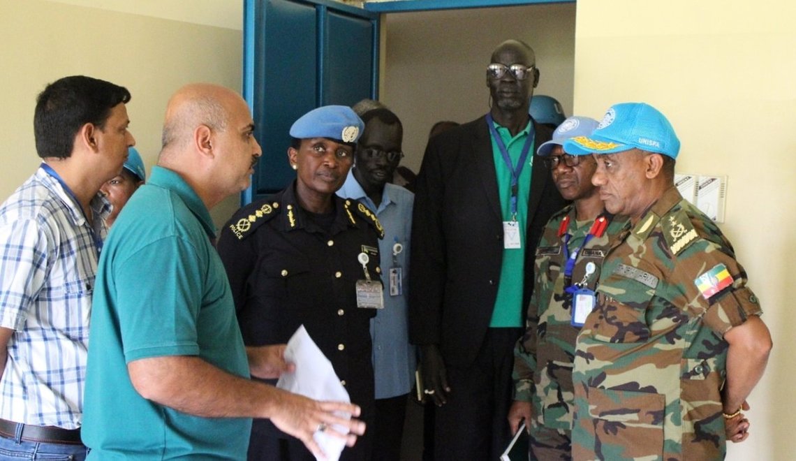 UNISFA Force Commander inspects projects in Abyei Town | United Nations ...