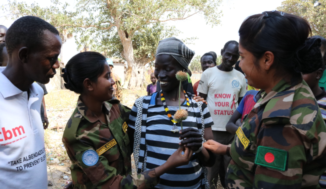 Female Bangladeshi peacekeepers inspire the women of Wau to join ...