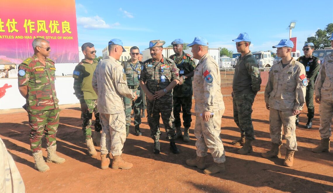 UNMISS Force Commander visits key UNMISS bases in Wau, assesses ...