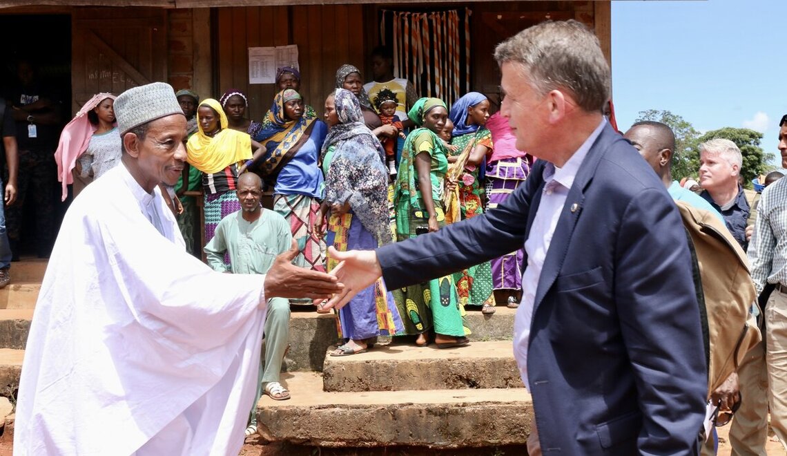 En visite en RCA, Christian Saunders réaffirme la fermeté de l’ONU ...