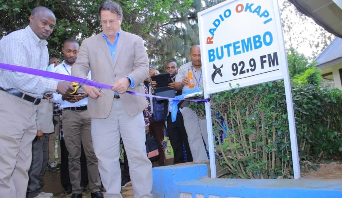 La Radio Okapi installe un studio à Butembo | Nations Unies Maintien de ...